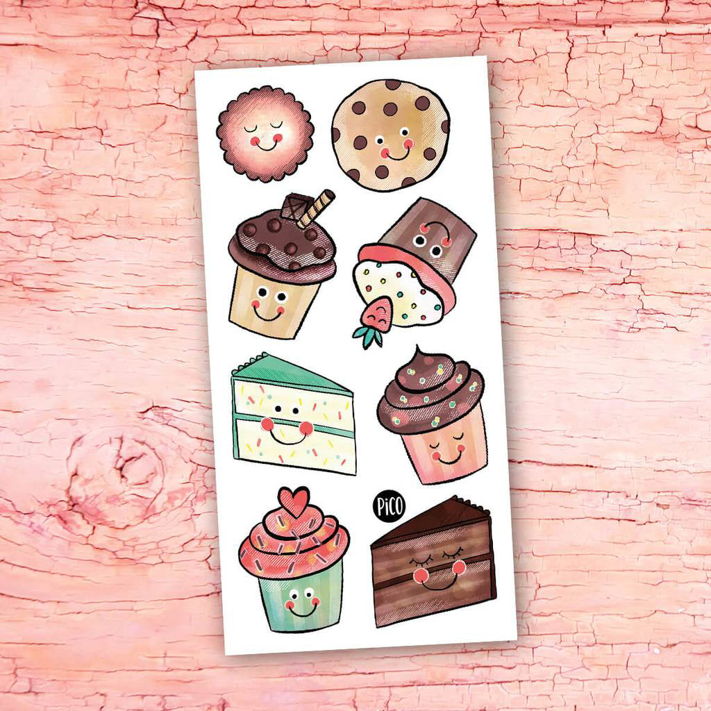 Tatouage - Les petits gâteaux – La p'tite griffe