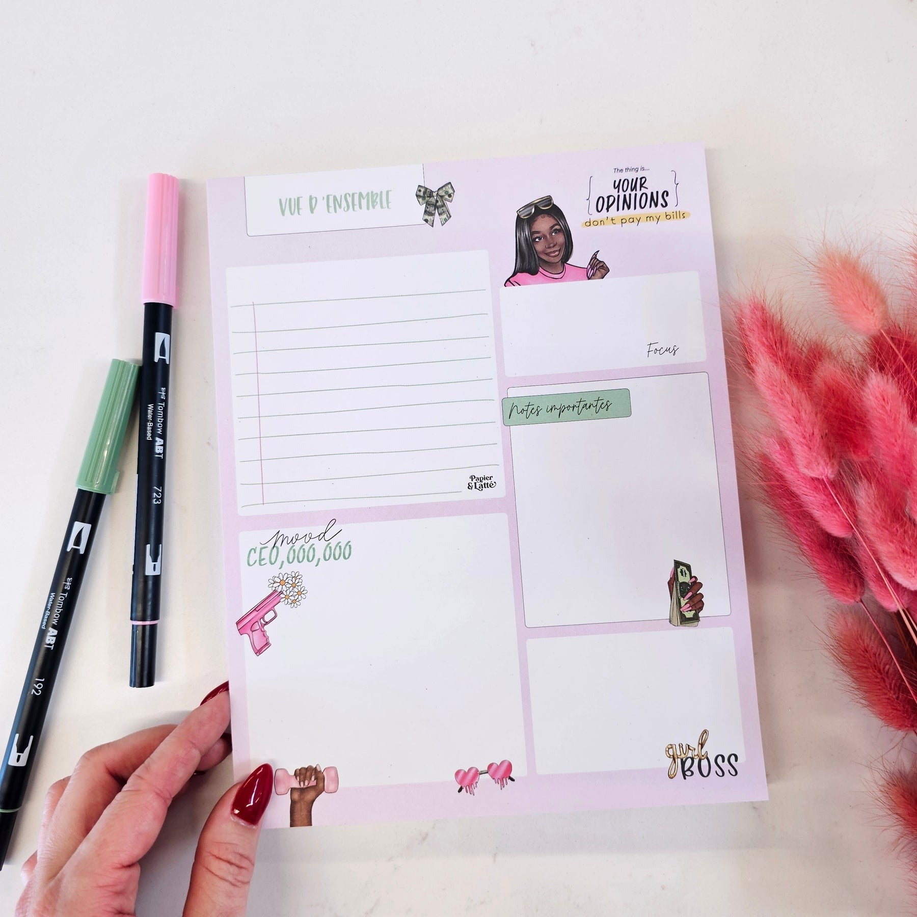 GRAND Bloc-notes - CEO mood – La p'tite griffe